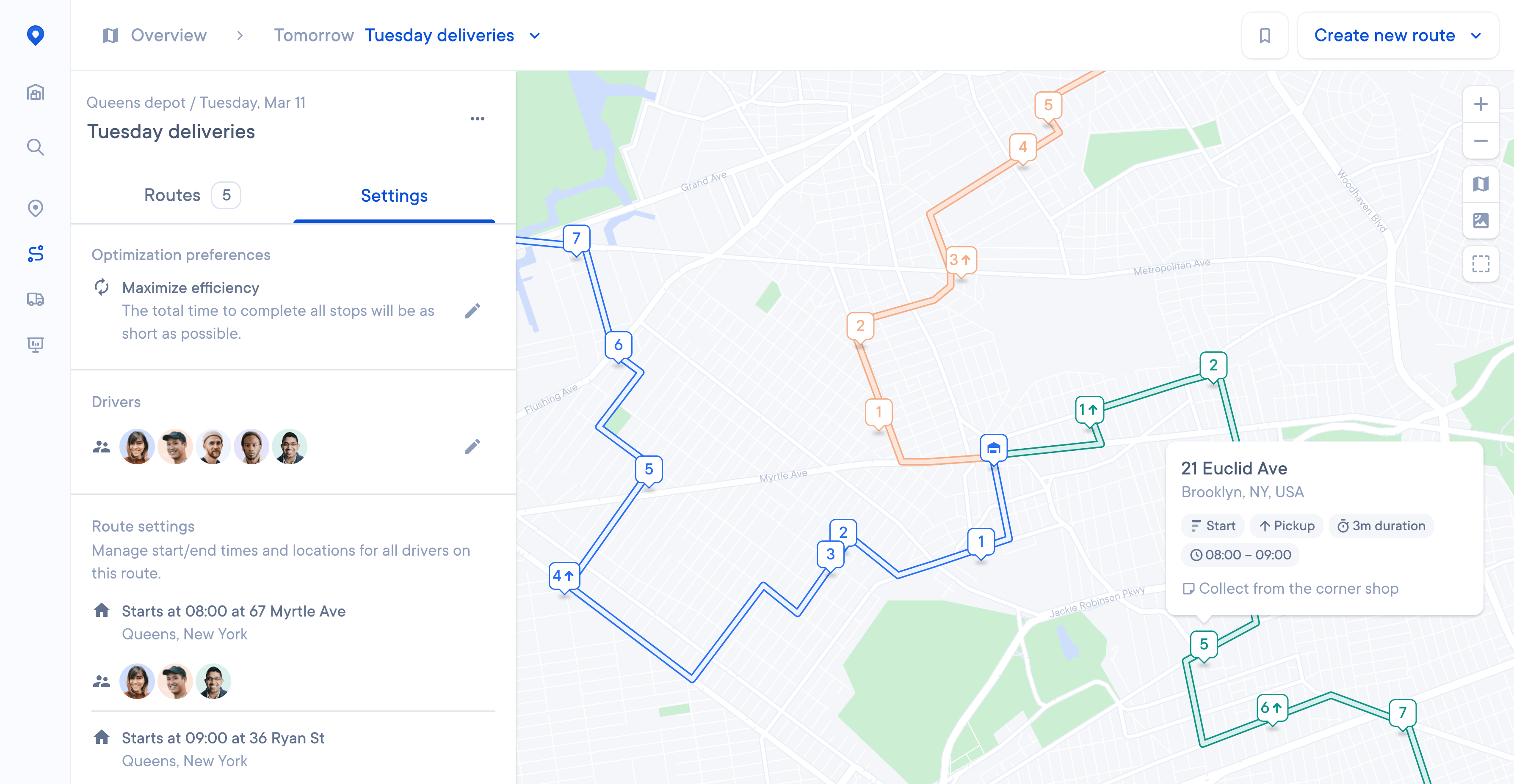 Circuit for Teams: Get fast and reliable delivery routes