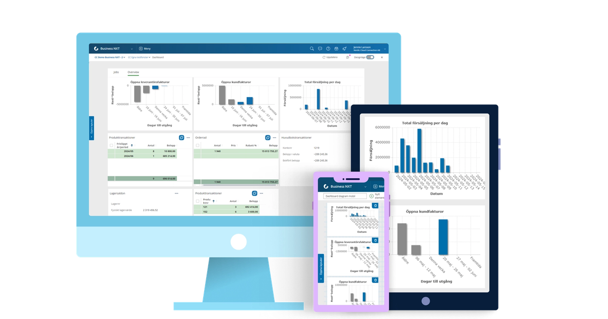 Business NXT – Komplett affärssystem från Visma | Cloud Connection