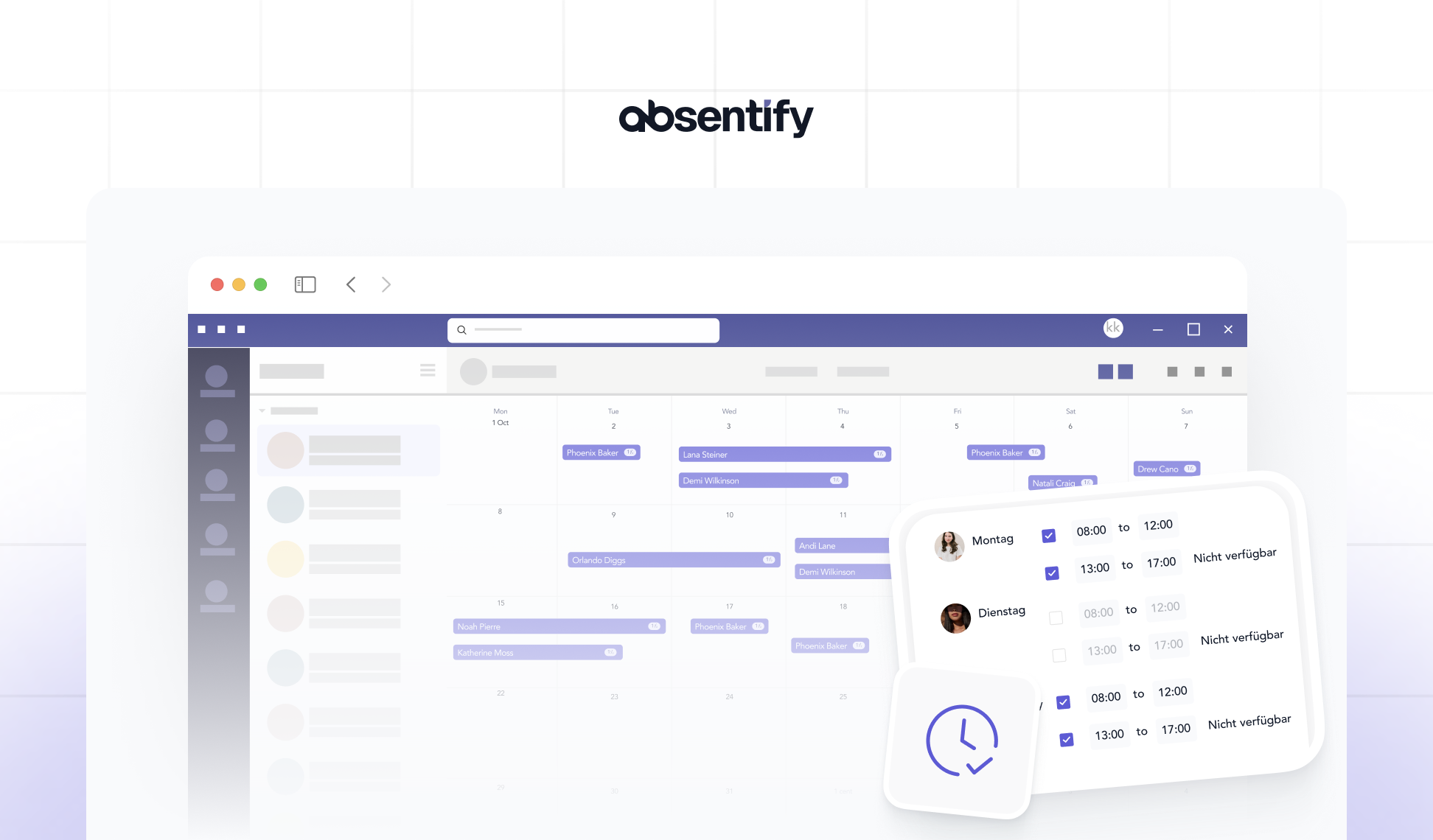 Microsoft Teams Zeiterfassung | absentify