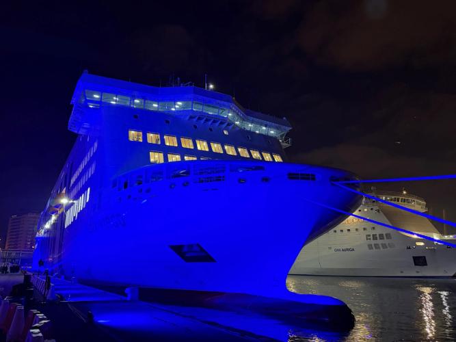GNV Virgo: New ferry Genoa Palermo