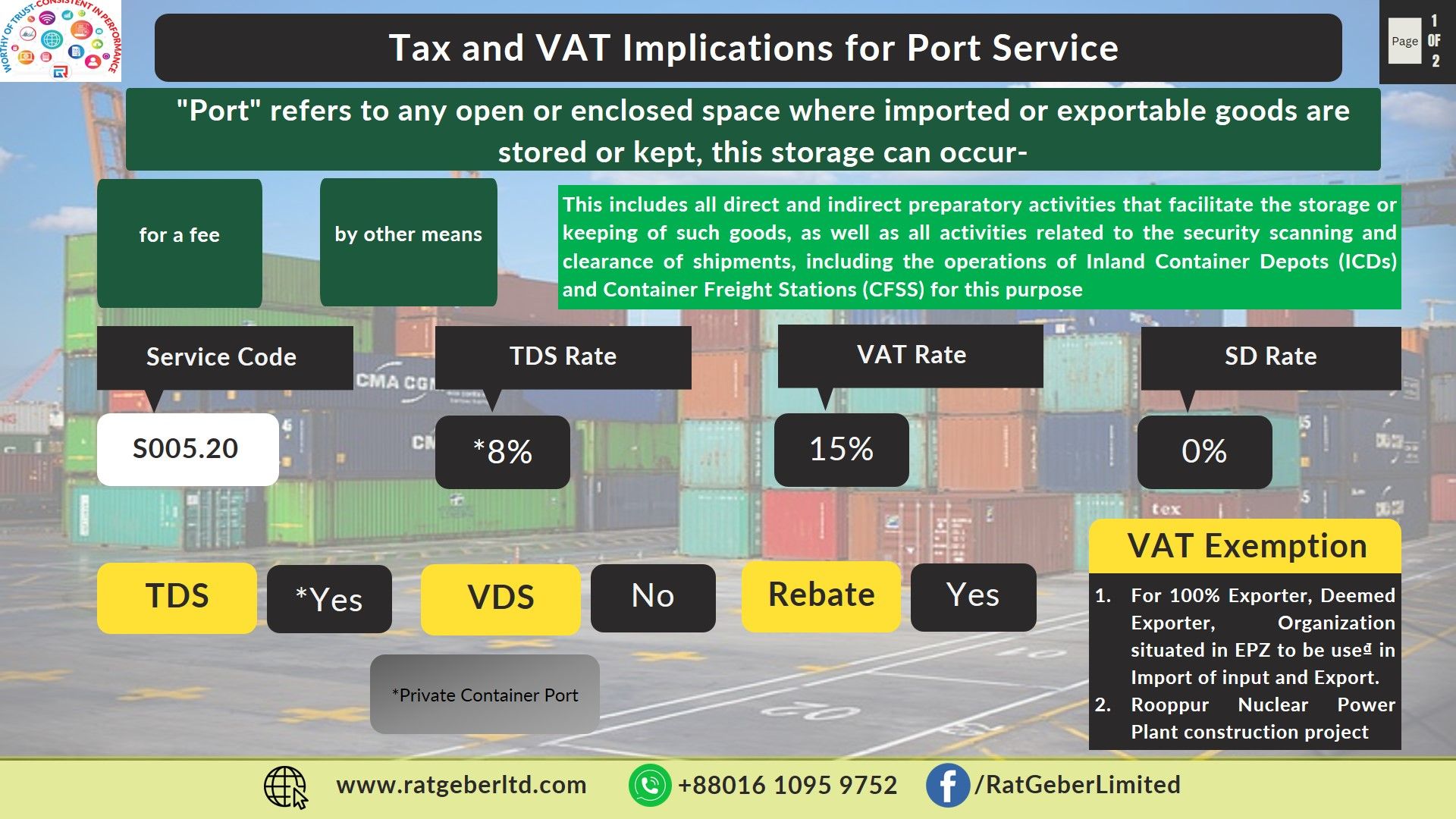 Part-5: TAX, VAT and JV Implications for Service. | Ratgeber | RatGeber