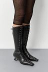 Lucy Boots - Black Leather | Miista