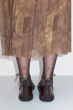 Prudence Brown Lace Sneakers | Miista