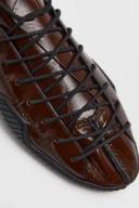 Prudence Brown Lace Sneakers | Miista