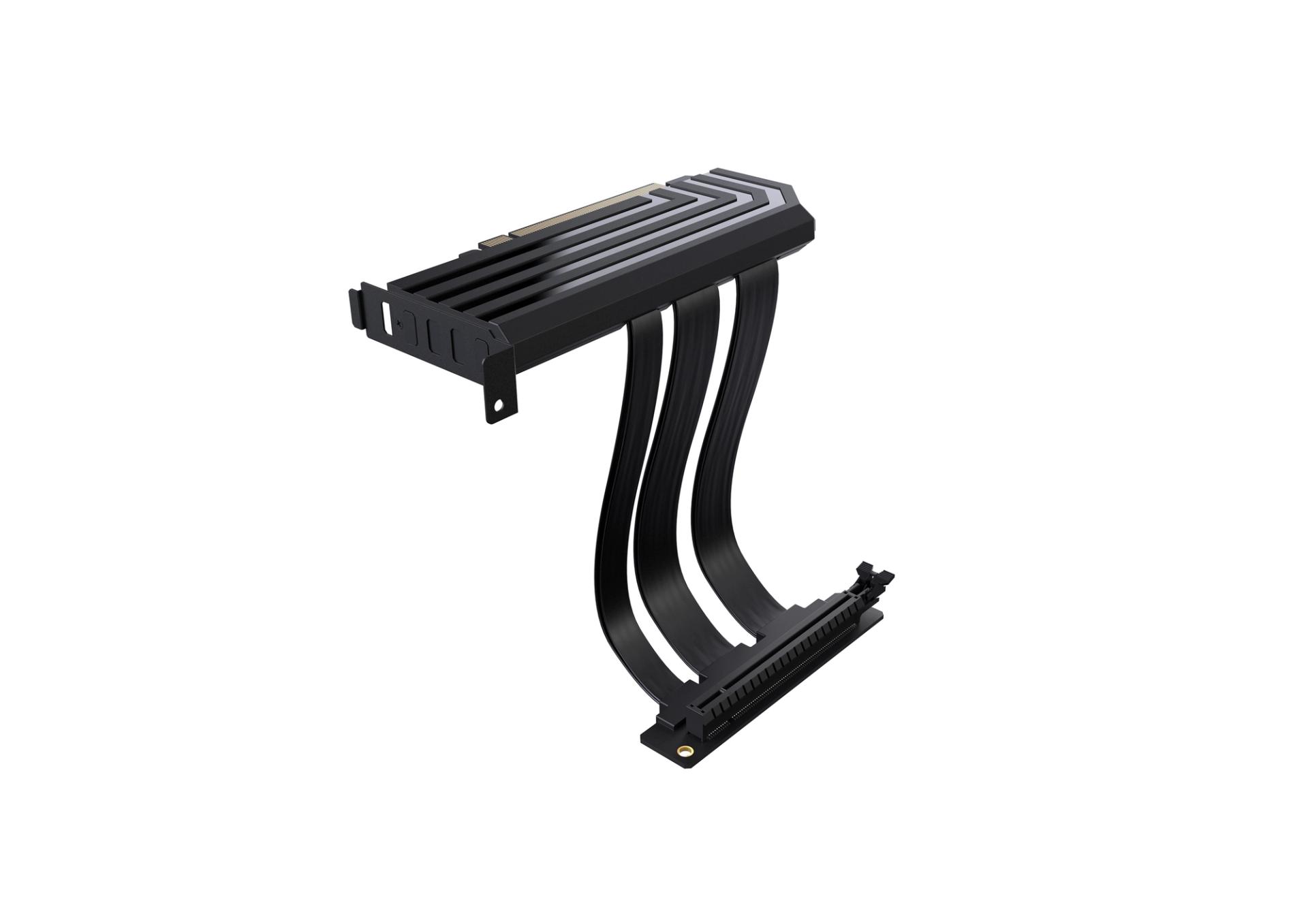 PCIE40 - Luxury PCIe 4.0 Riser Cable - Pitch Black | HYTE