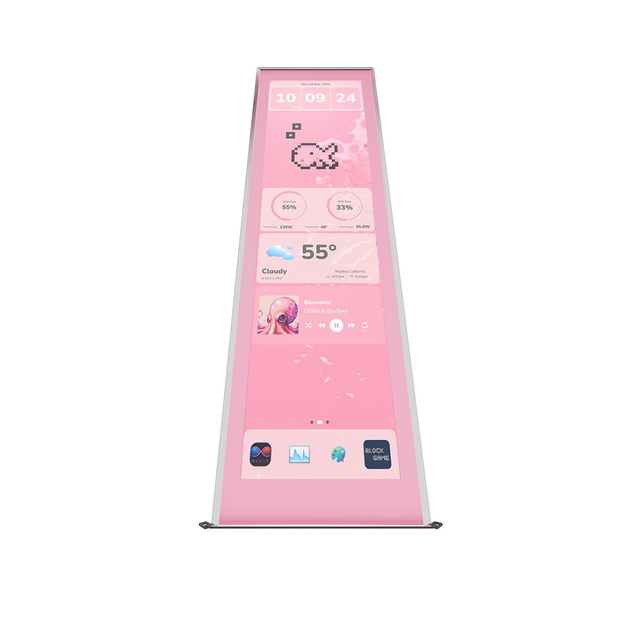 Y70 touch infinite Display Upgrade - Strawberry Milk | HYTE