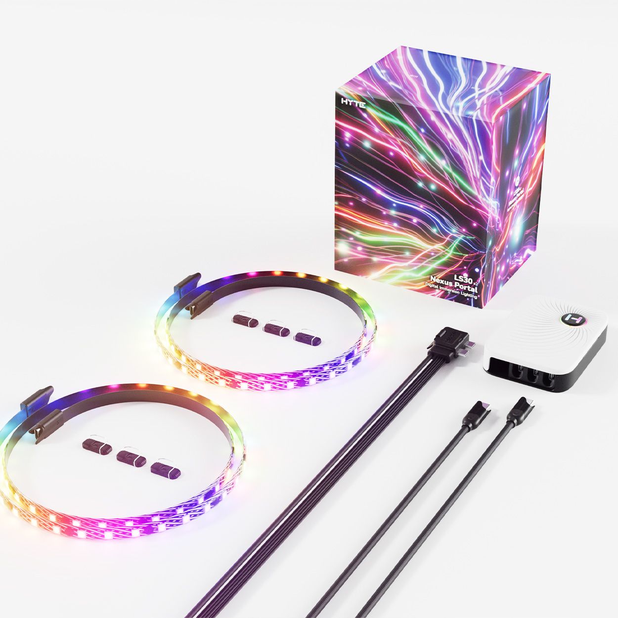 LS30 qRGB Light Strips + NP50 | HYTE