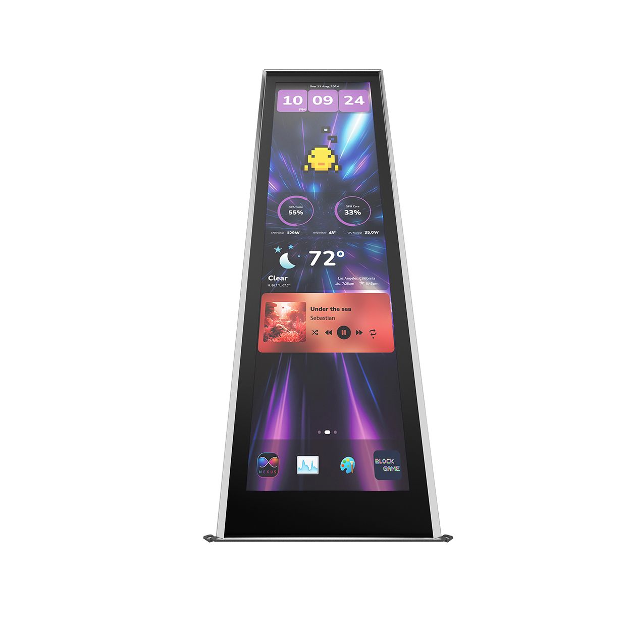 Y70 touch infinite Display Upgrade - Pitch Black | HYTE