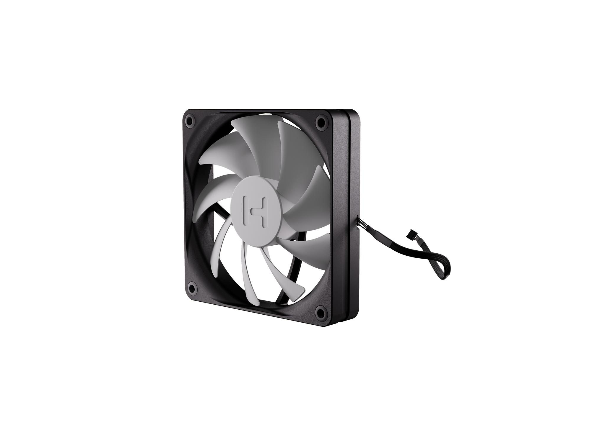flow FA12 - 3 Pack 120mm PC Fans - Black | HYTE