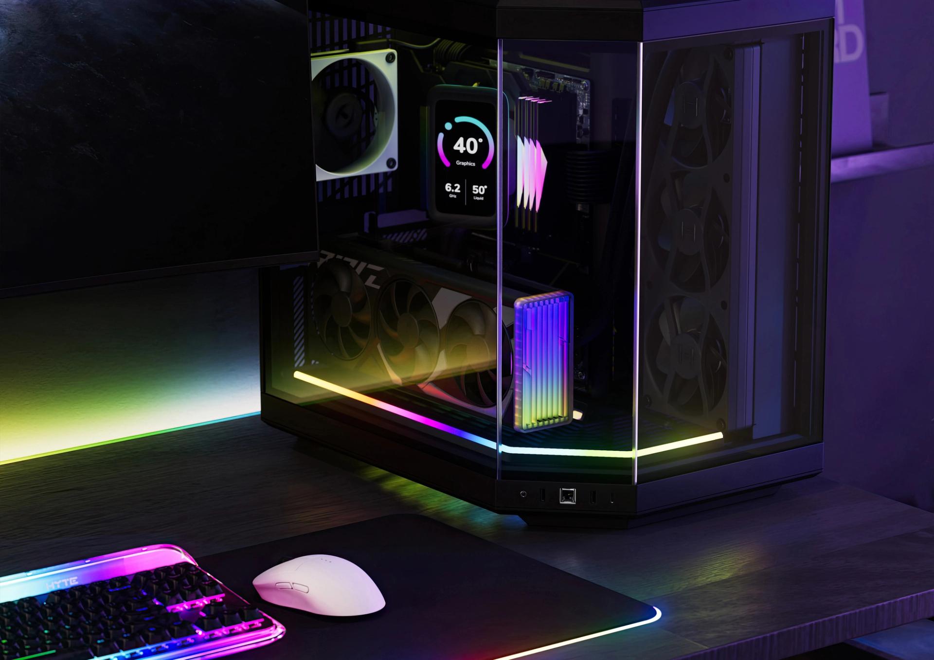 Noodle - RGB Digital Lighting - Black | HYTE
