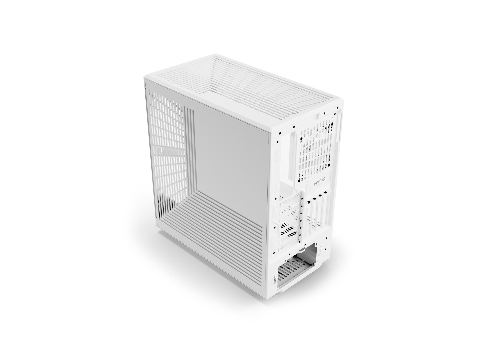 Y40 - ATX PC Cases with PCIe 4.0 Riser - Snow White | HYTE