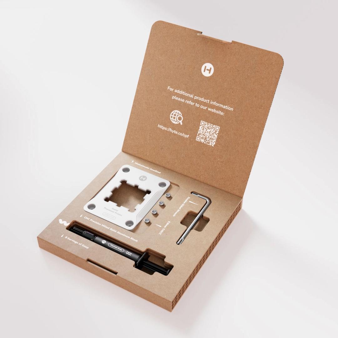 Solid Processor Frame - CPU Contact Frame - Snow White | HYTE