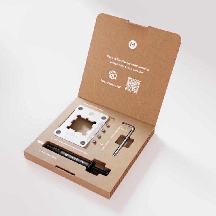 Solid Processor Frame - CPU Contact Frame - Snow White | HYTE