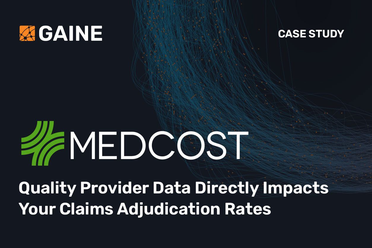 MedCost Masters Claims Adjudication Rates - Gaine