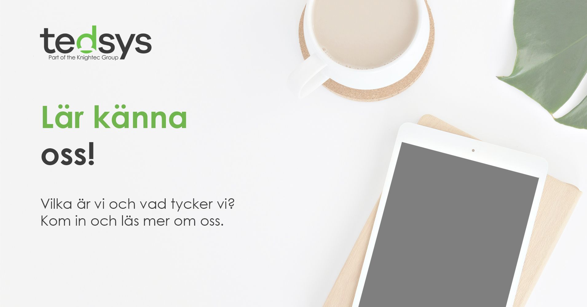 Lär känna oss och hur vi blev till och är nu | Tedsys