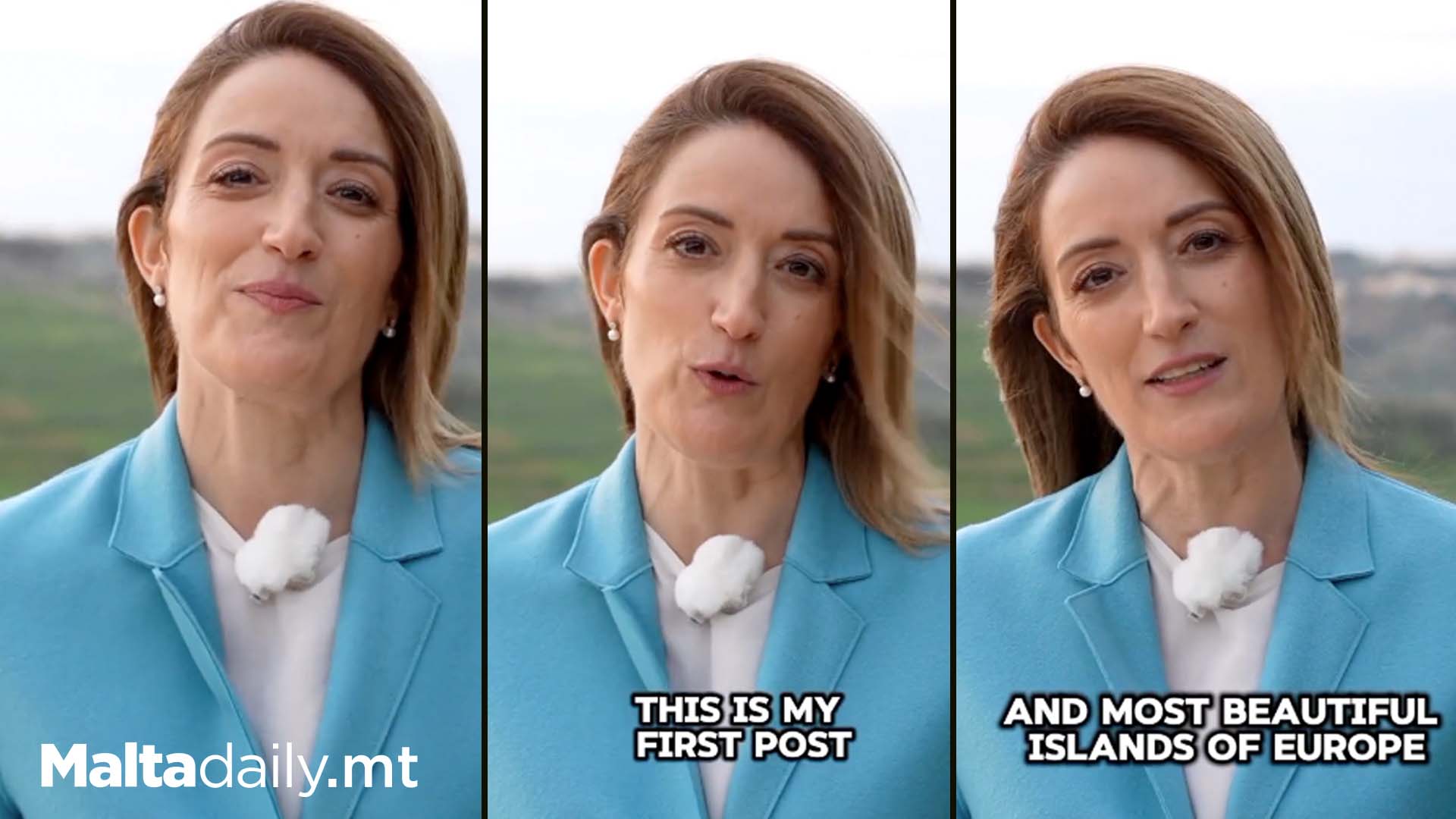 Roberta Metsola Joins TikTok From Gozo