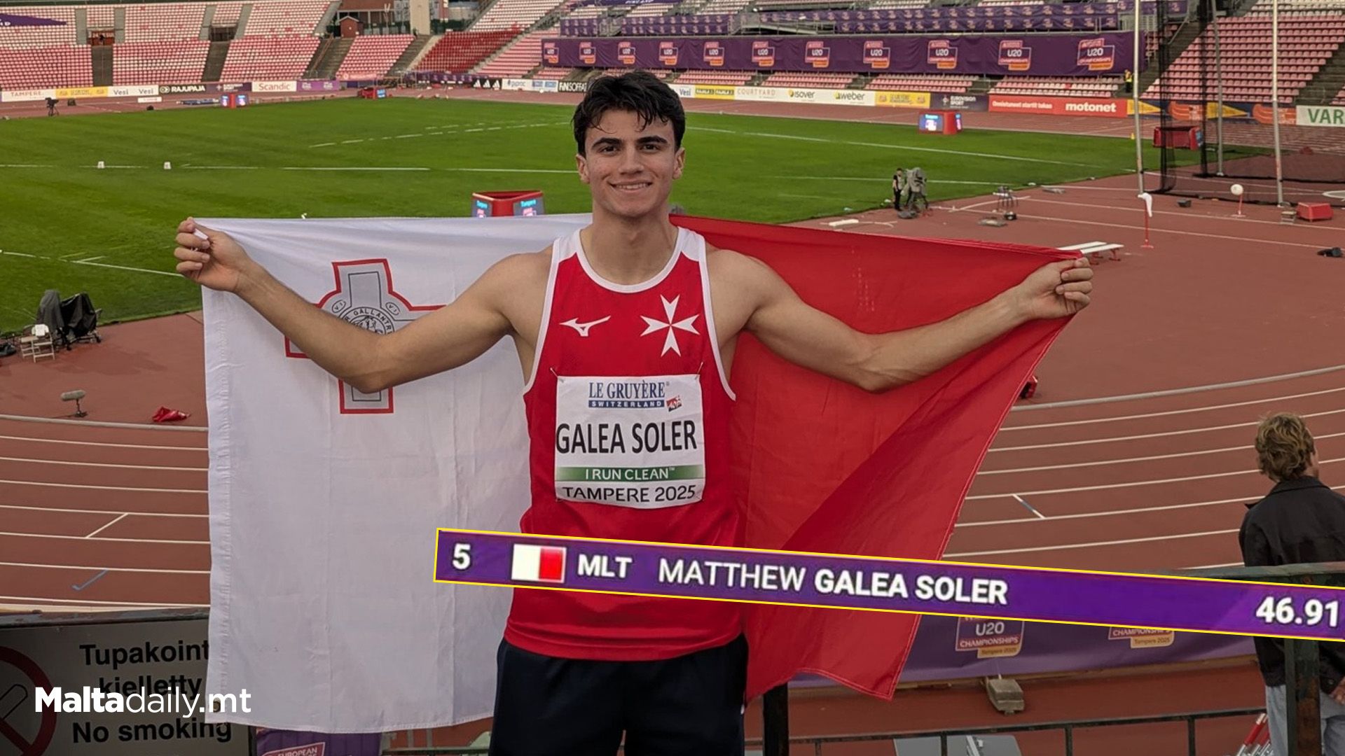 Matthew Galea Soler Claims 5th in 400m Final At European U2…