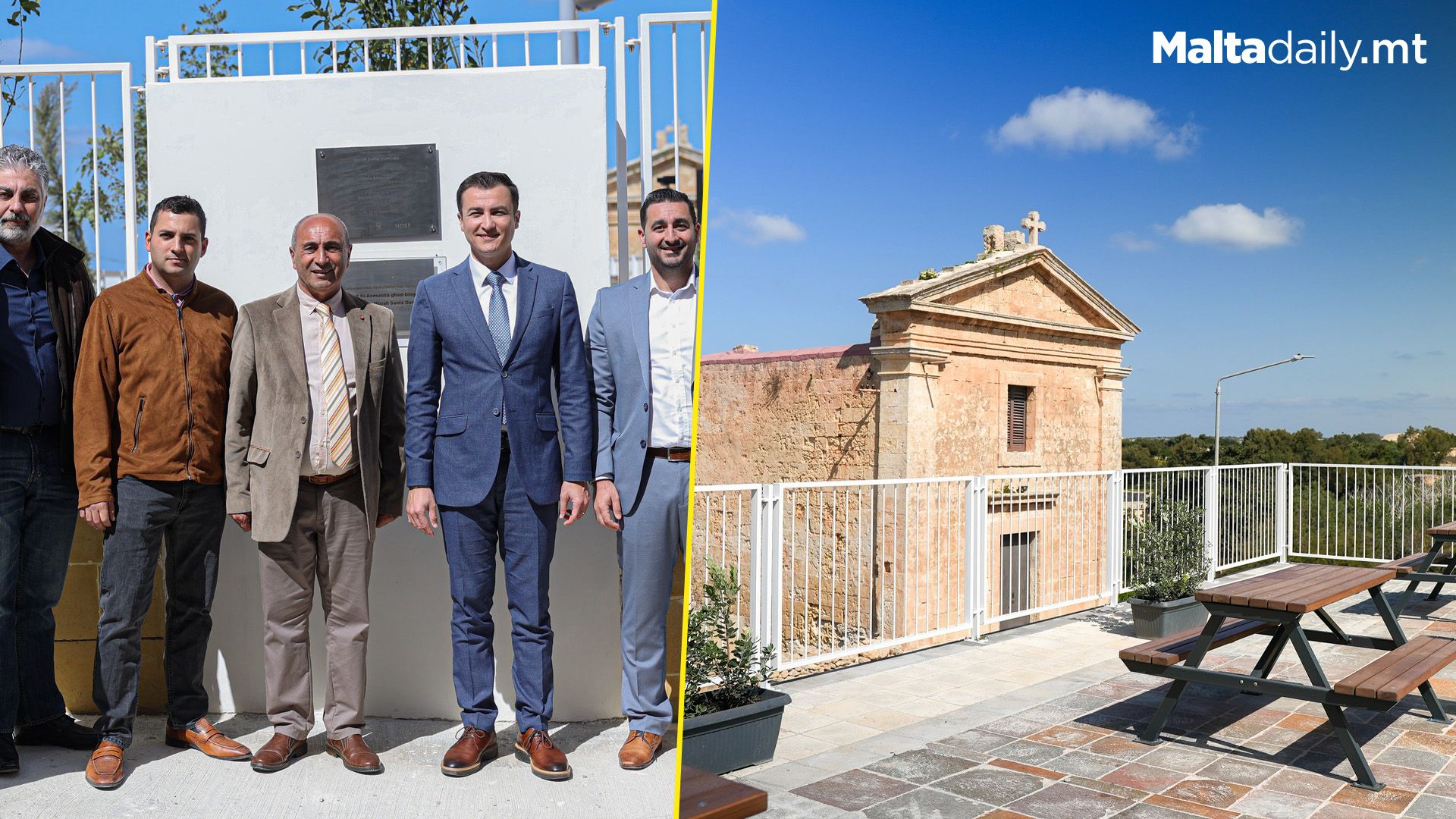 Minister Silvio Schembri Inaugurates New Public Space in Ħa…