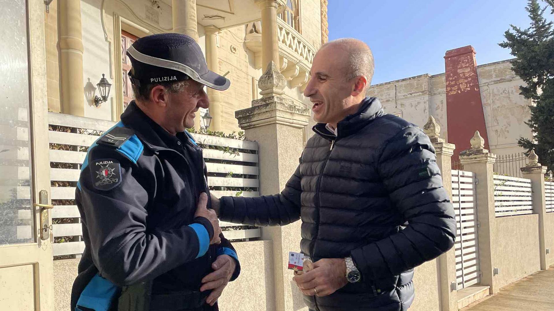 Appreciating Police Working on Christmas Day