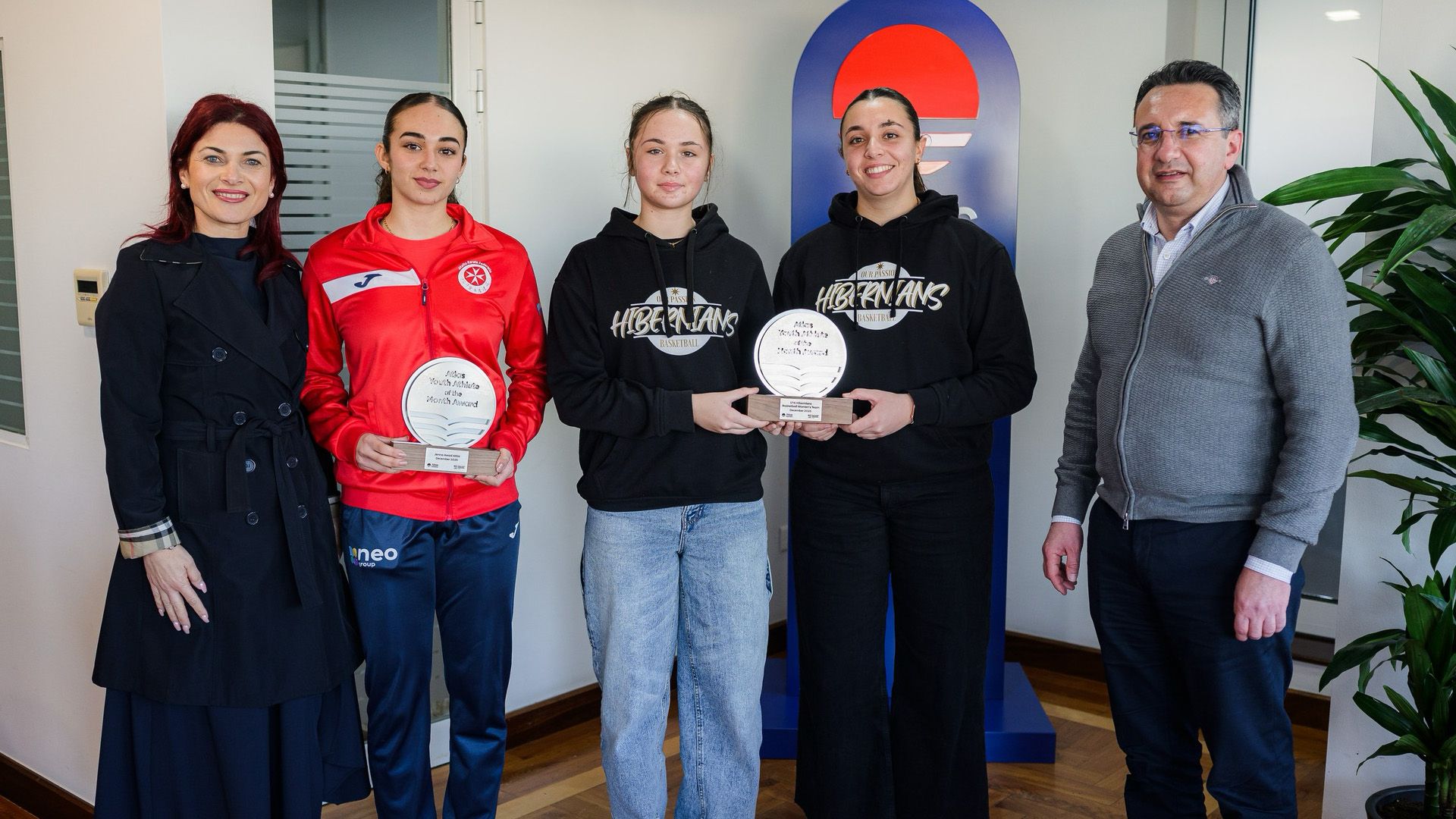Hibernians U16 & Jenna Awad Attia: December Youth Athletes