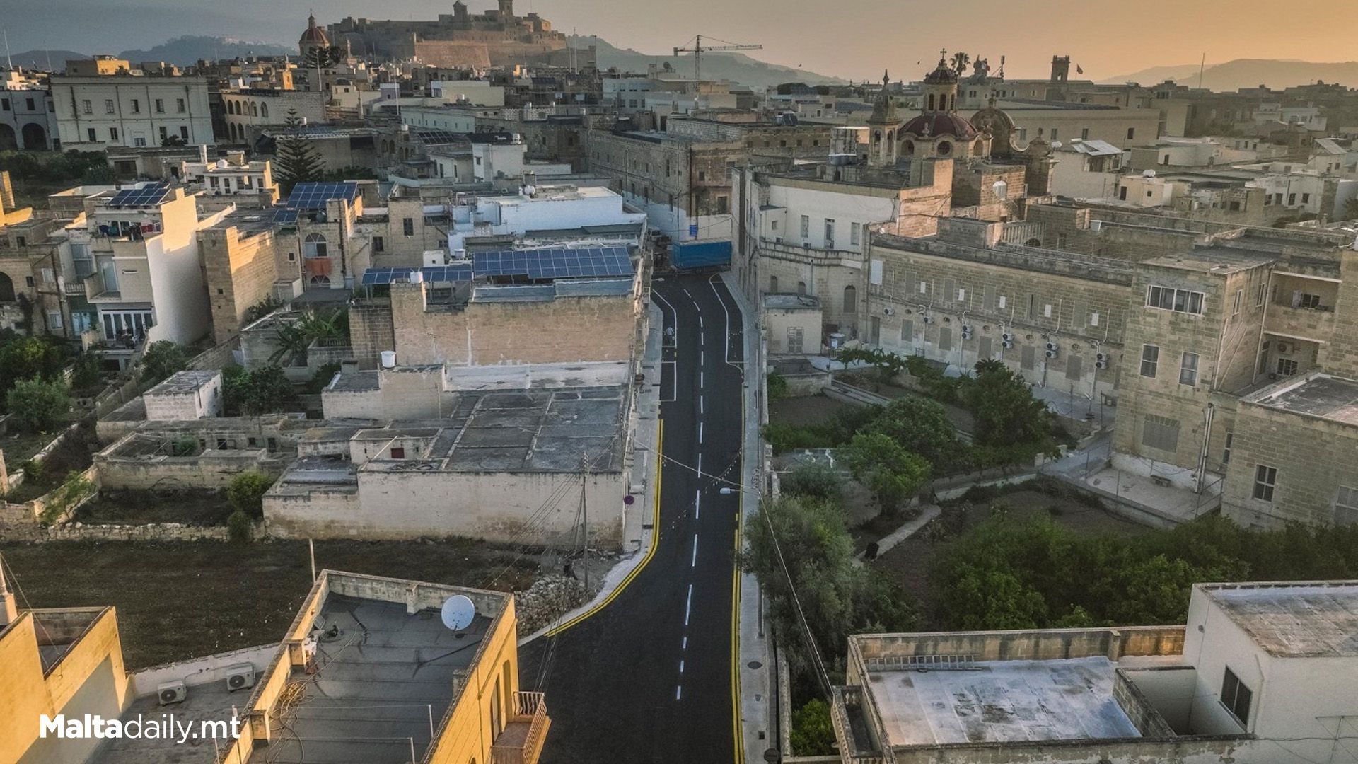 Road Infrastructure Works In Victoria, Gozo Underway