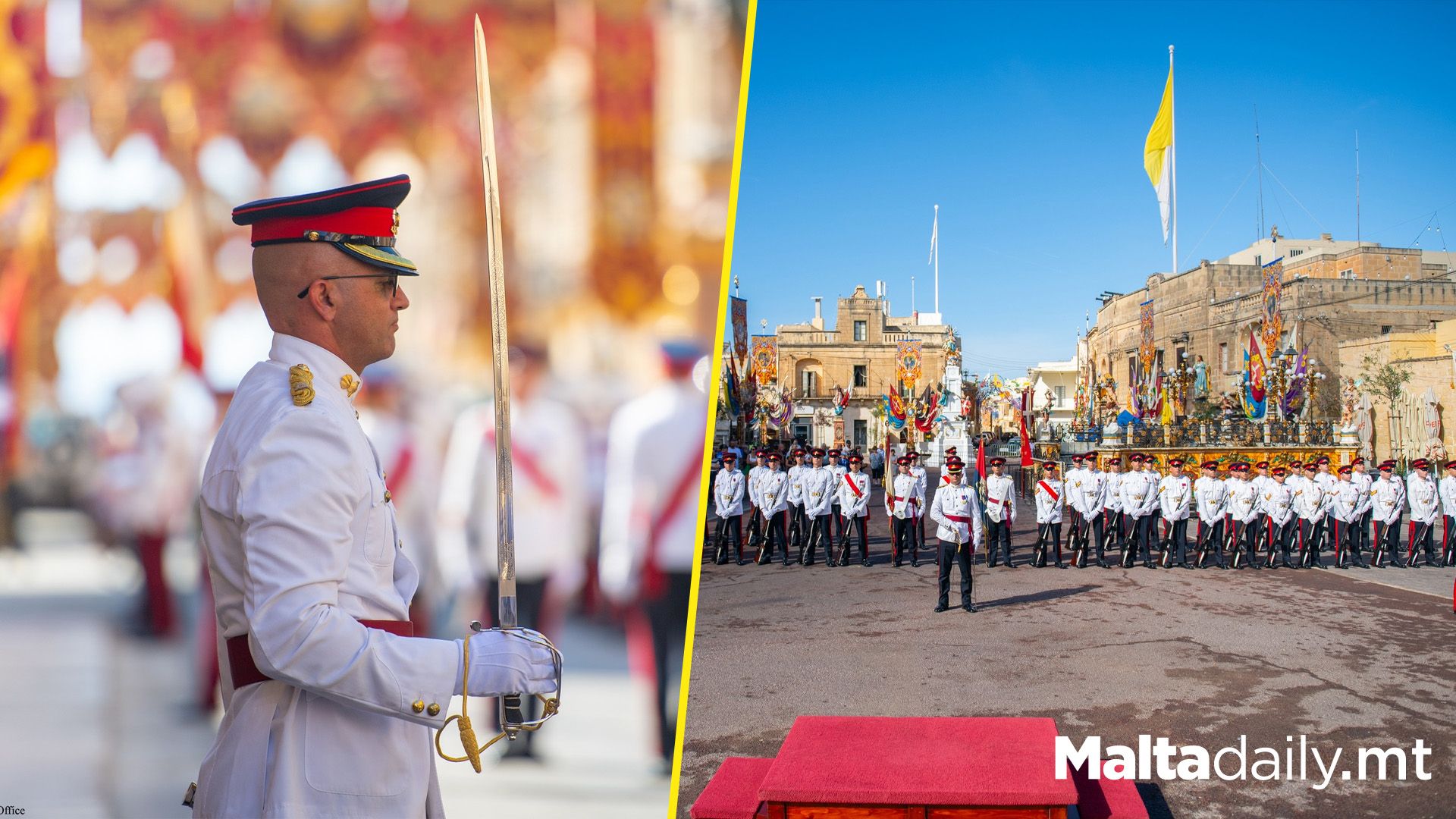 Armed Forces Of Malta Mark Victory Day In Gozo