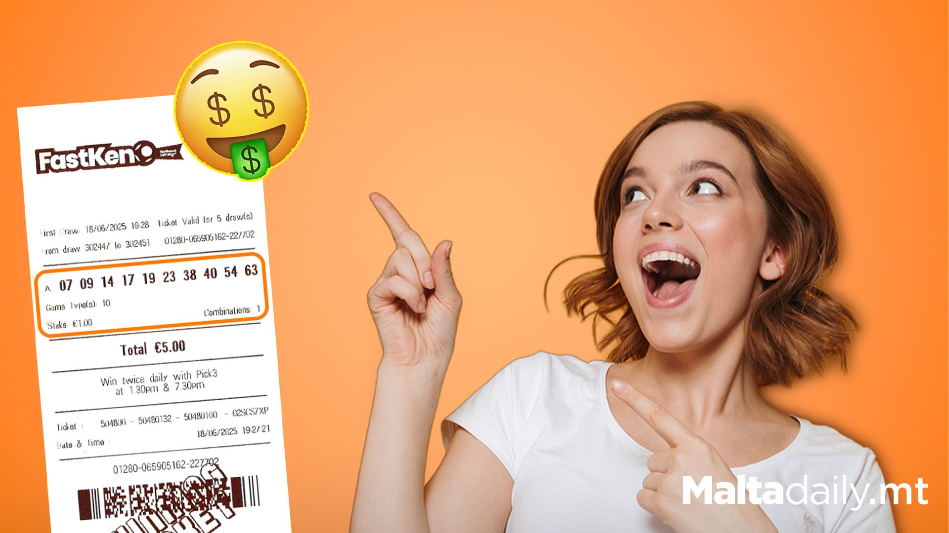 Player Hits €100,000 Jackpot With A €1 Fastkeno Ticket