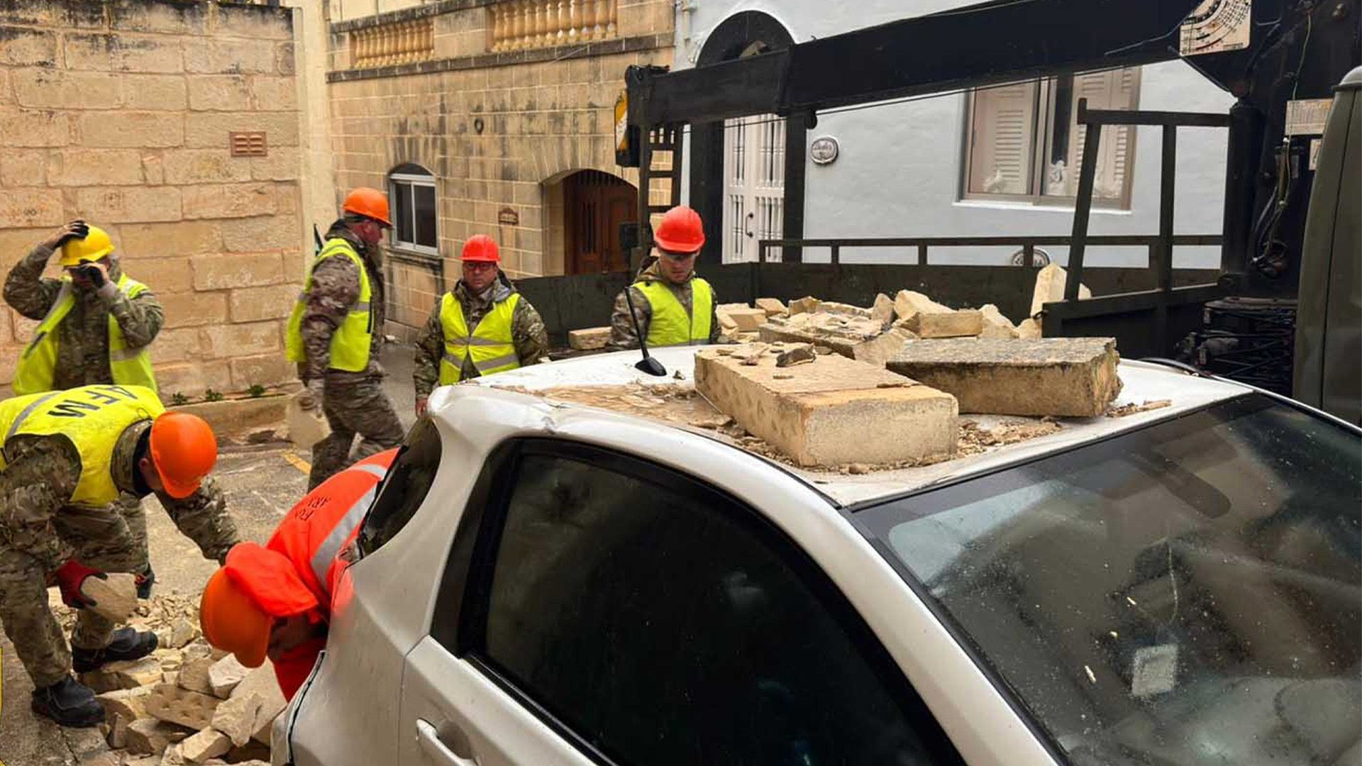 AFM Response Efforts After Storm Harry