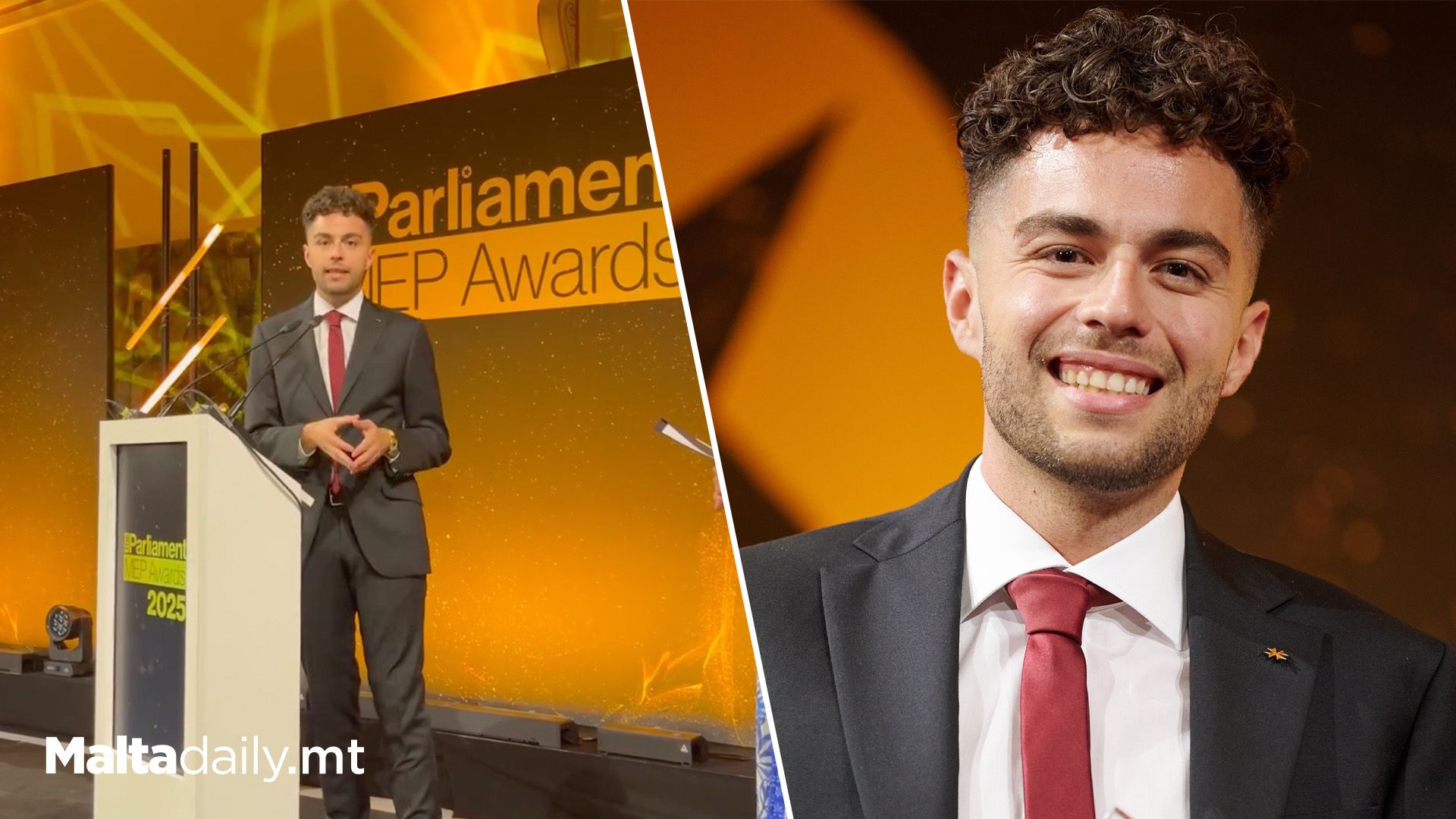 Thomas Bajada Honoured With ‘Best Newcomer’ Award At MEP Aw…