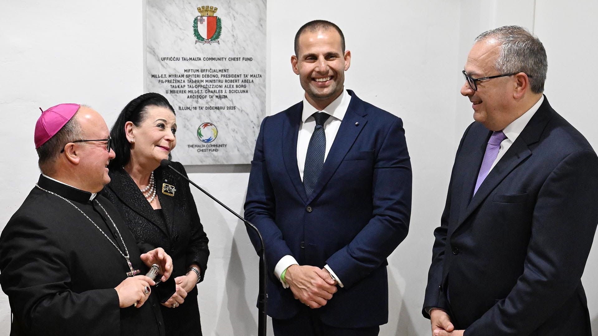 Malta Community Chest Fund Offices Reopen at Palace