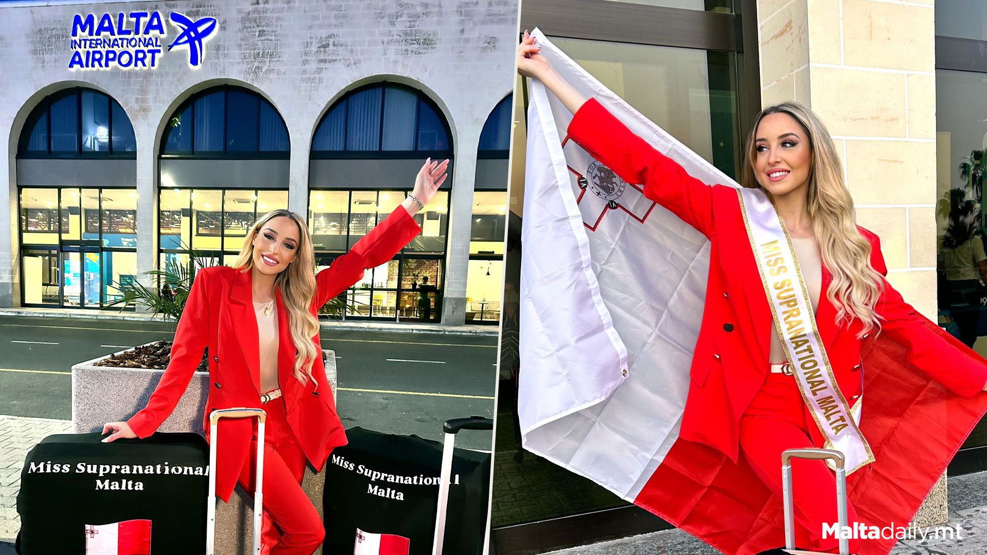Hayley Ghiller On Her Way To Poland For Miss Supranational…
