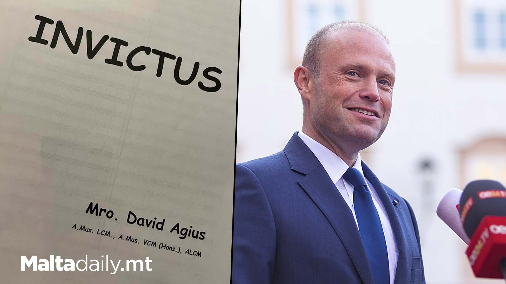 Joseph Muscat Gifted Composition ‘INVICTUS’ For 50th Birthd…