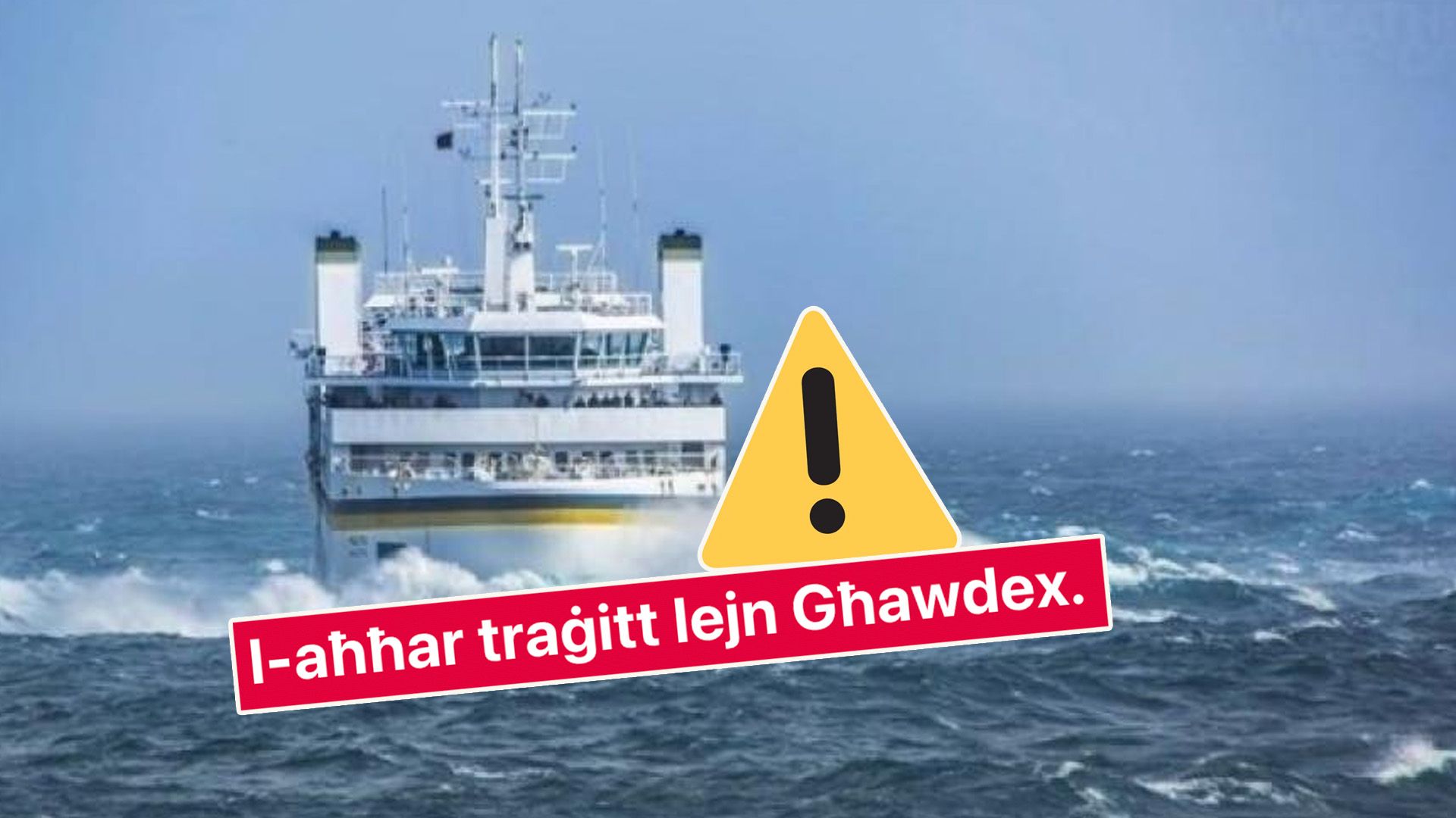 Gozo Channel Service Suspended Until Further Notice