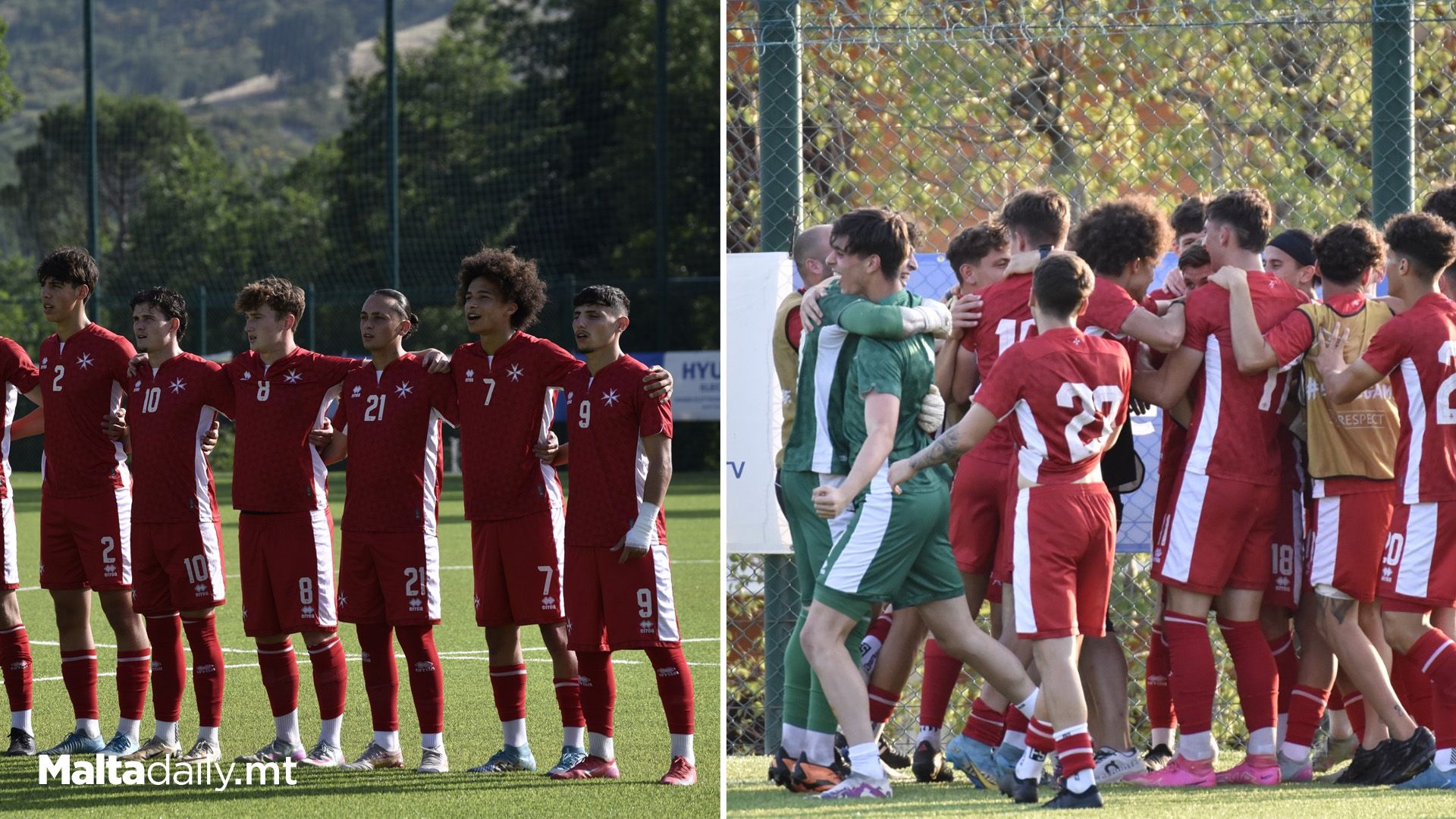 Malta Under-21 National Team secured victory against San Ma…