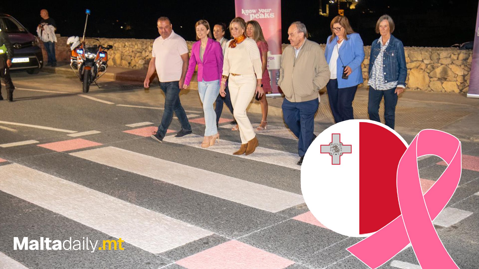 Malta’s Zebra Crossings Turn Pink to Mark Pink October–Move…