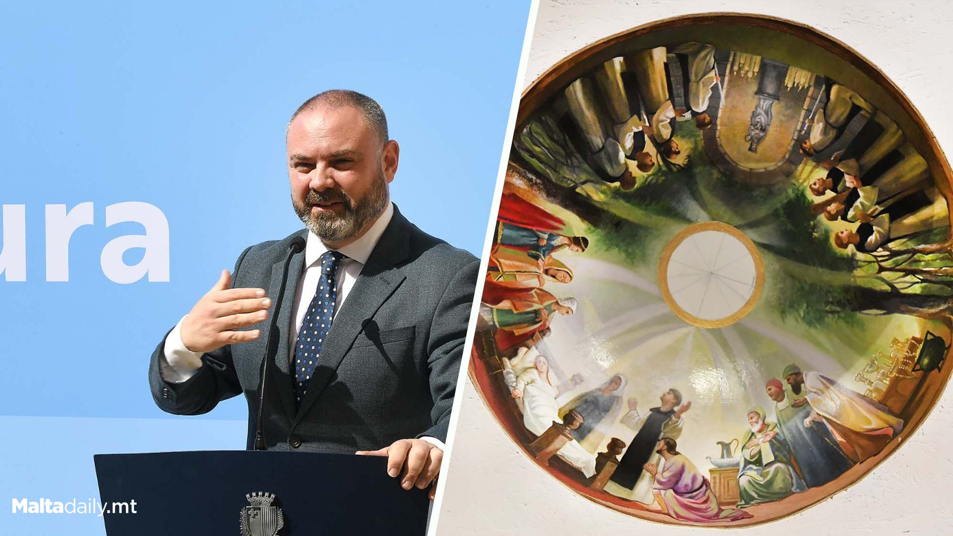 Progress Continues On Artistic Project In Church Of Ħal Kir…