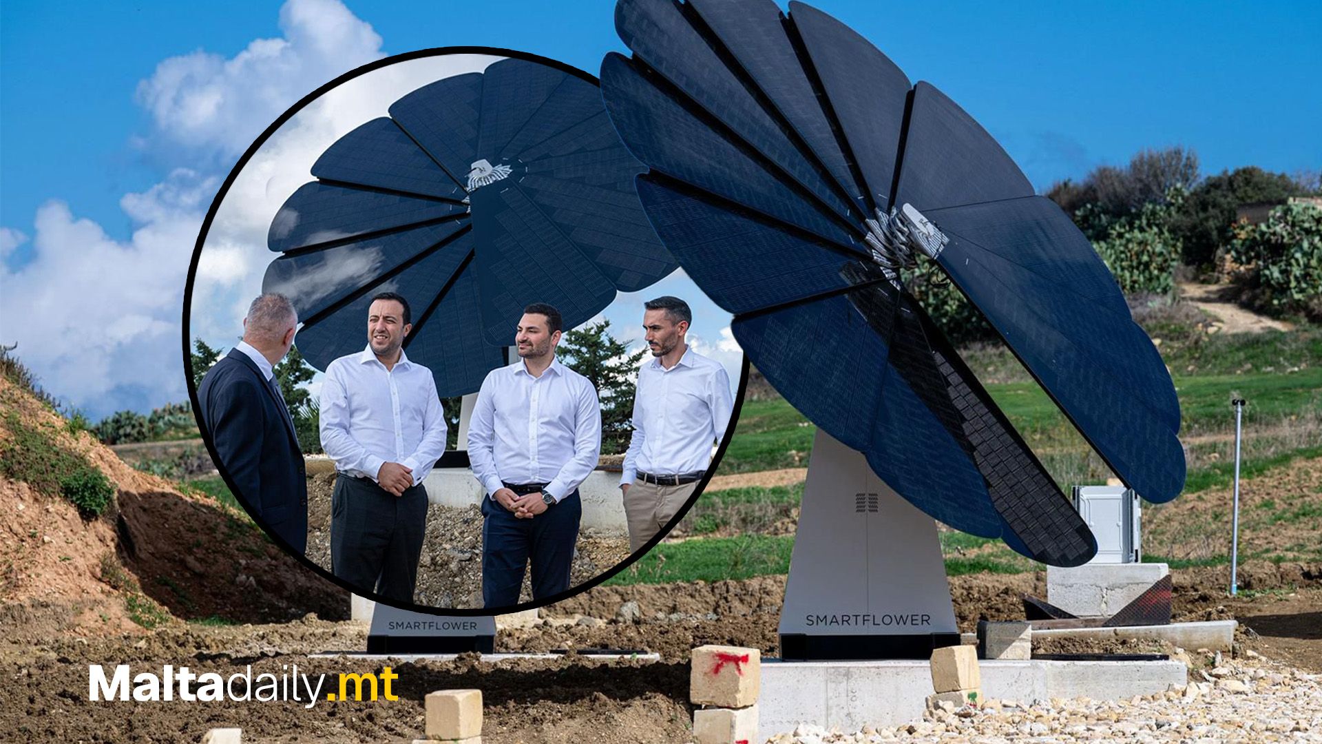 Completion Of 15 “Solar Flowers” At The Gozo Multi-Modal Hu…