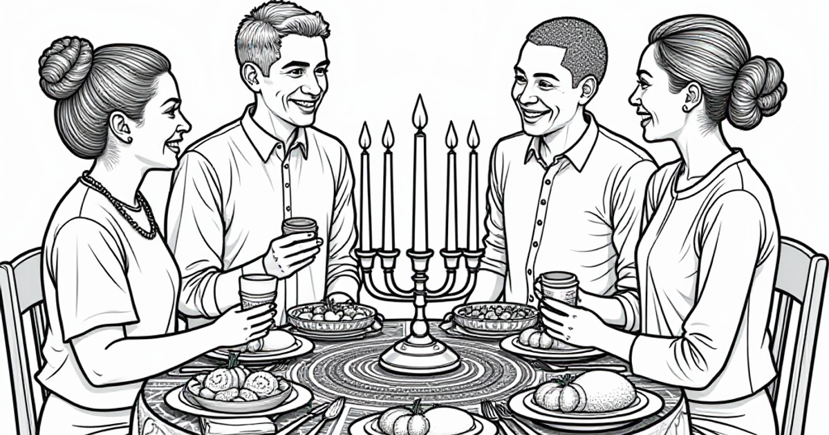 Free Kwanzaa Coloring Pages - Print in 60 Seconds | AI Colouring Page