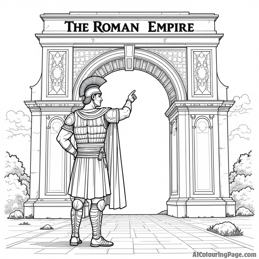 Free Roman Empire Coloring Pages - Print in 60 Seconds | AI Colouring Page
