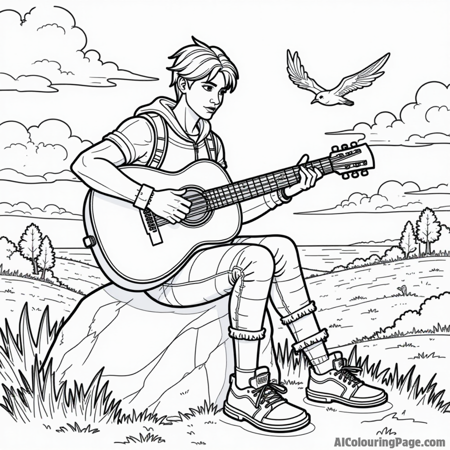 Free Fortnite Coloring Pages - Print in 60 Seconds | AI Colouring Page