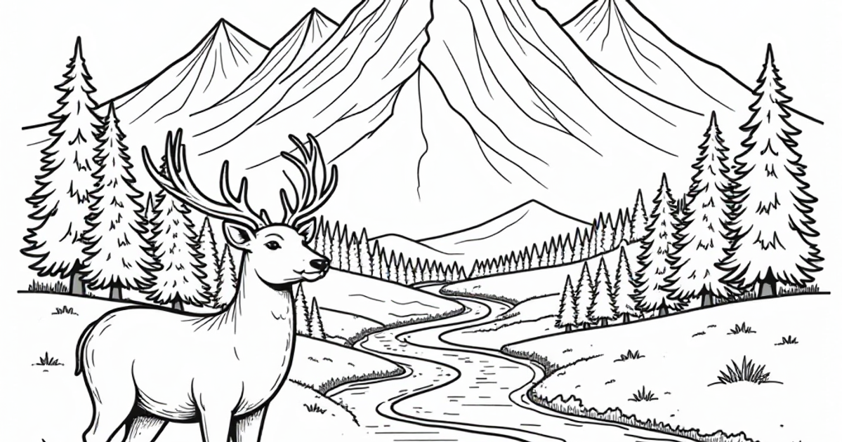 Free Utah Coloring Pages - Print in 60 Seconds | AI Colouring Page