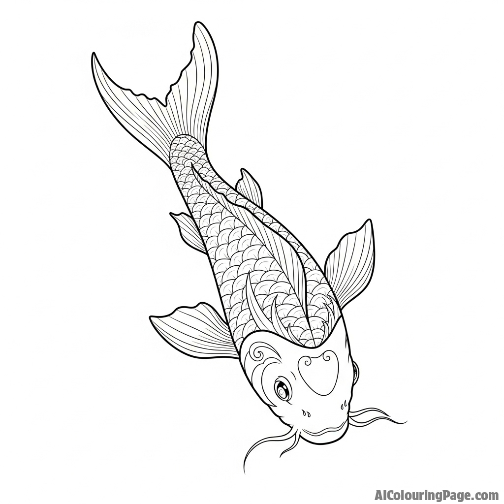 61 Free Koi fish Coloring Pages (Print & Download) - Print in 60 ...