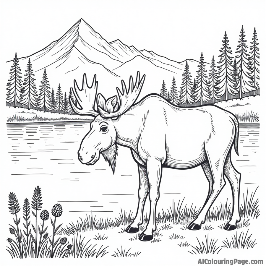 Free Alaska Coloring Pages - Print in 60 Seconds | AI Colouring Page