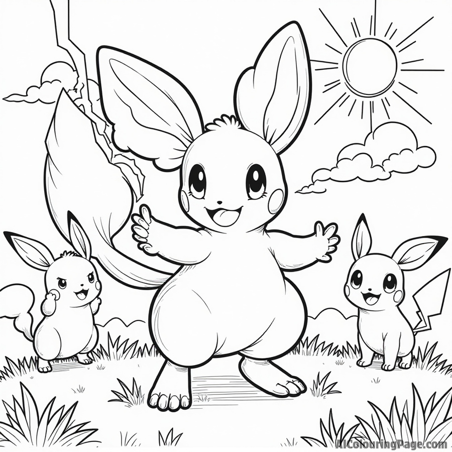 Free Pokemon Coloring Pages - Print in 60 Seconds | AI Colouring Page