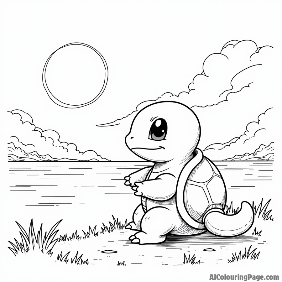 15 Cool Squirtle Coloring Pages For Pokemon Fans | AI Colouring Page