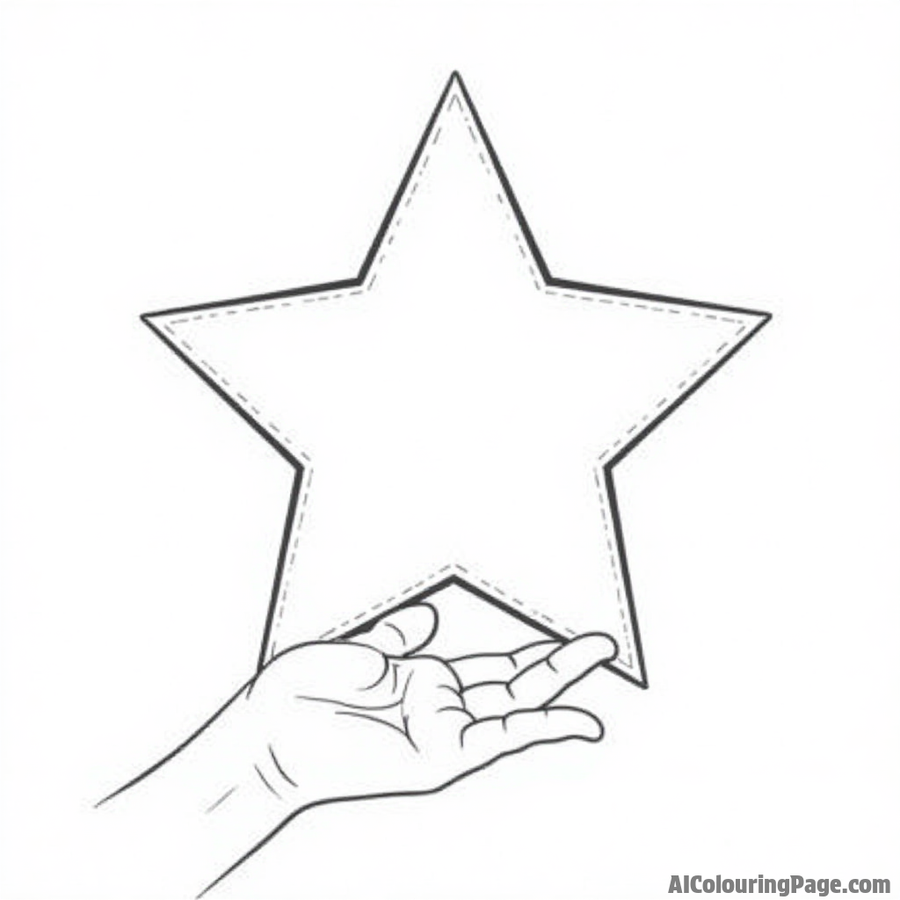 Sparkle And Shine Star Coloring Pages Young Space Explorers | AI ...