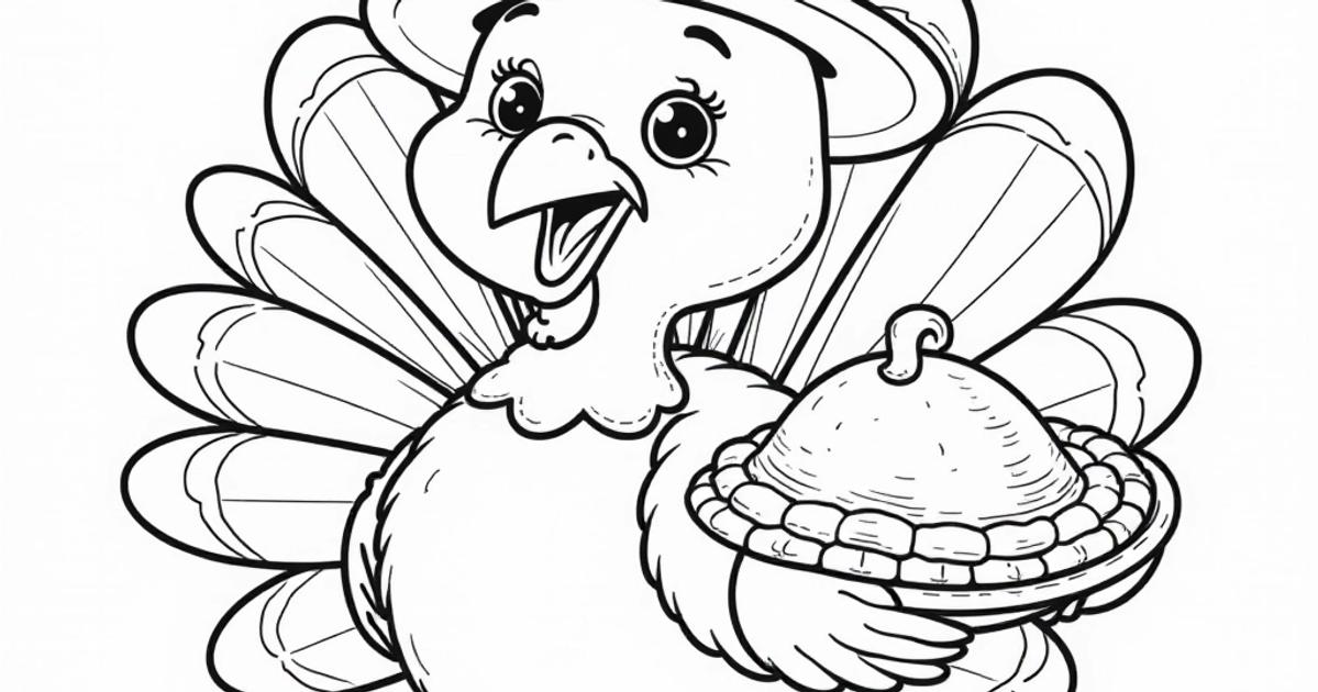 20 Delightful Thanksgiving Holiday Coloring Pages For Festive Fun | AI ...
