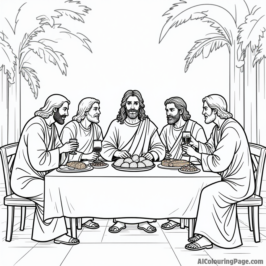 Free Bible Coloring Pages - Print in 60 Seconds | AI Colouring Page