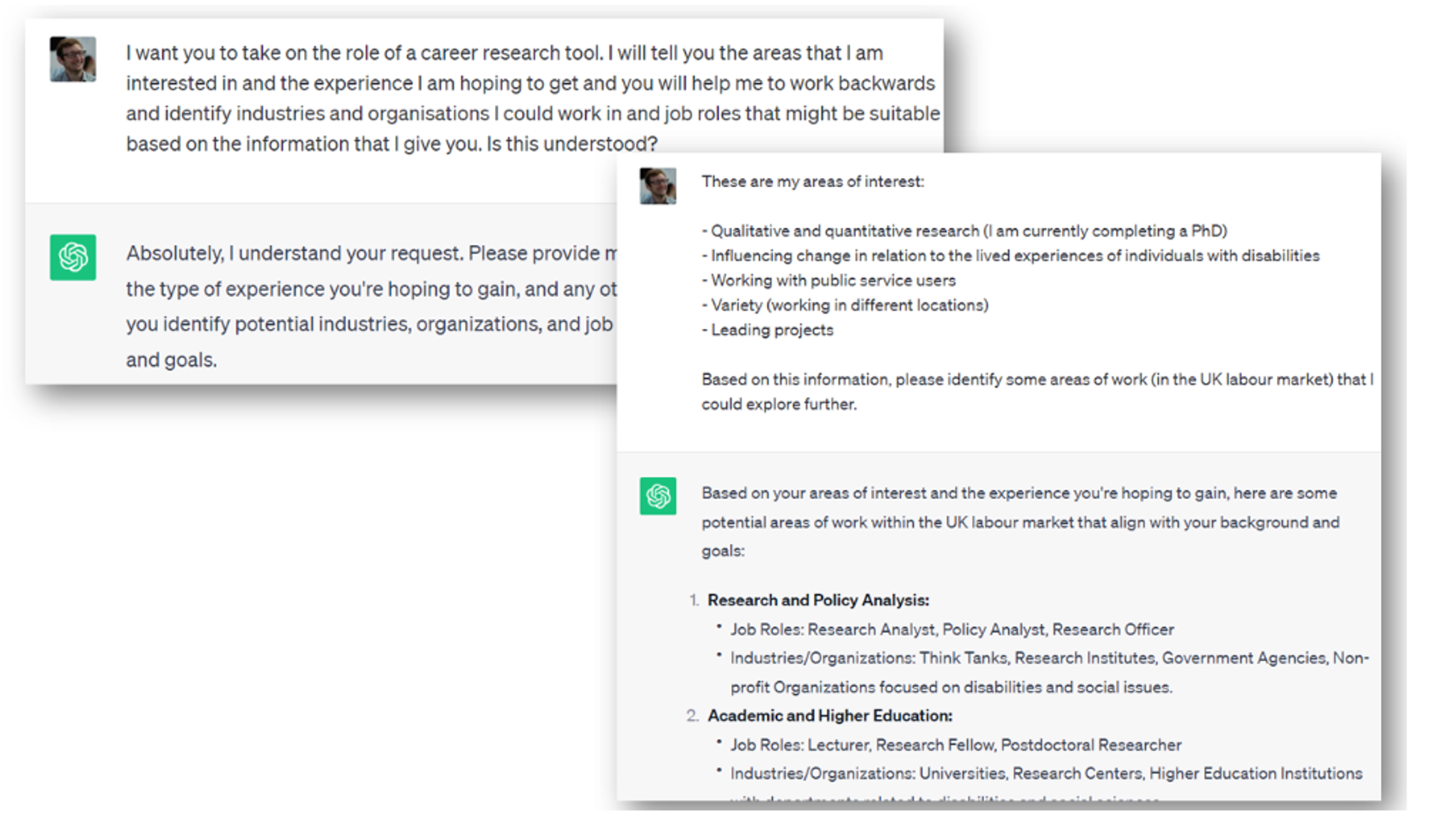 How ChatGPT can help scaffold careers exploration | Handshake