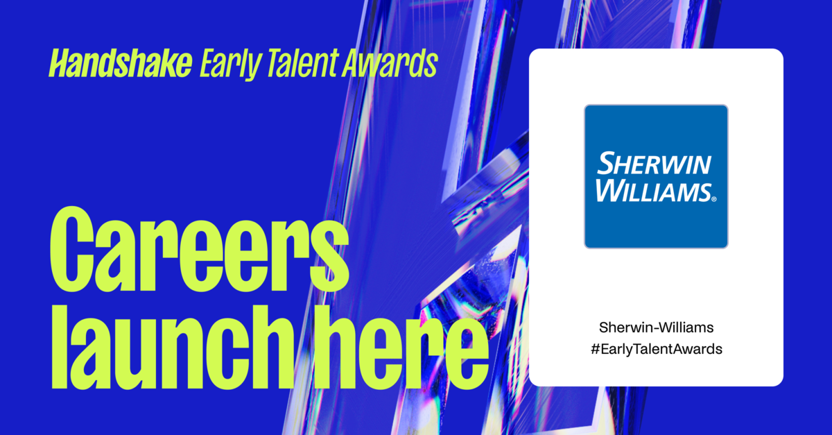 2024 Handshake Early Talent Awards - Sherwin-Williams | Handshake